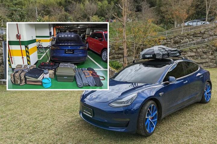 Tesla Model3能不能露營？有多能塞？我塞給你看！::DDCAR 電動車