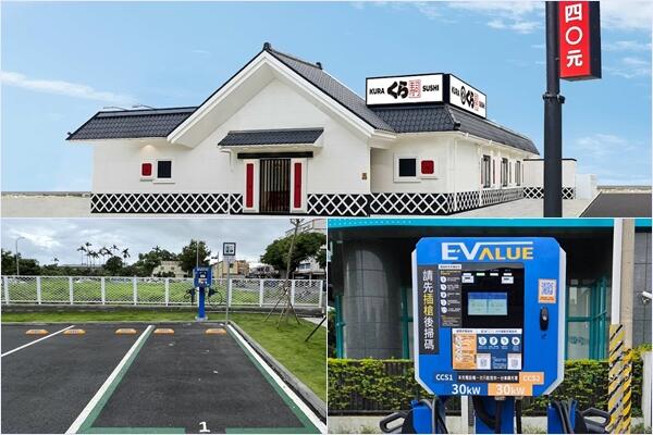 吃迴轉壽司順便幫愛車充電！華城 EVALUE 藏壽司宜蘭羅東、台中沙鹿新站點啟用::DDCAR 電動車