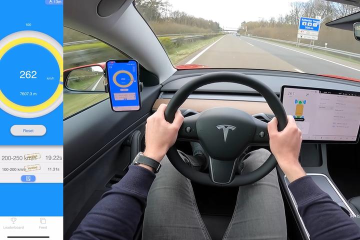 【影片】Model 3 Performance 上德國無速限高速公路：跑到原廠極速原來是這種感覺！::DDCAR 電動車