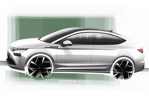 Skoda 首款純電車 Enyaq 要改款了，官方釋出設計圖搶先劇透、2025 年正式亮相::DDCAR 電動車