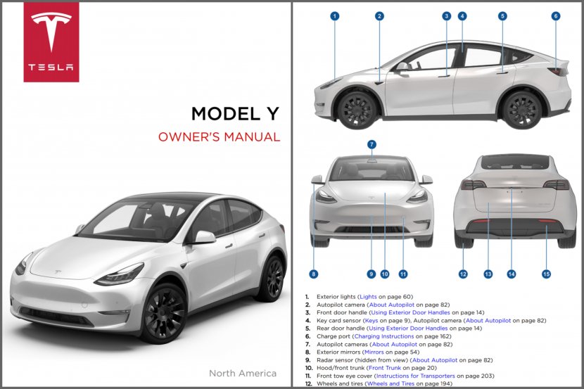 Model Y 車主手冊已可下載 (附載點)::DDCAR 電動車