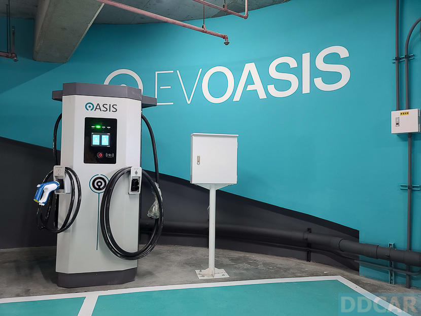 EVOASIS 七月啟用台北三民 DC 快充站：雙槍有轉接頭，美日歐電動車皆可充::DDCAR 電動車