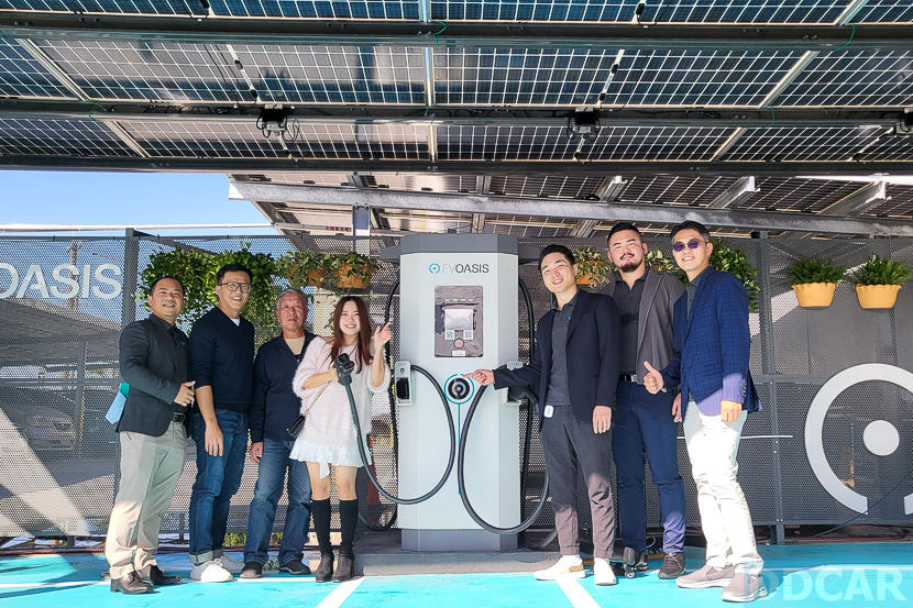 EVOASIS 打造光電綠能快充站，目標全台電動車充電站採用 100% 綠電零碳排::DDCAR 電動車