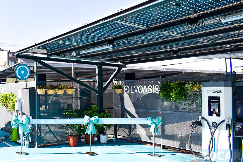 EVOASIS 打造光電綠能快充站，目標全台電動車充電站採用 100% 綠電零碳排::DDCAR 電動車