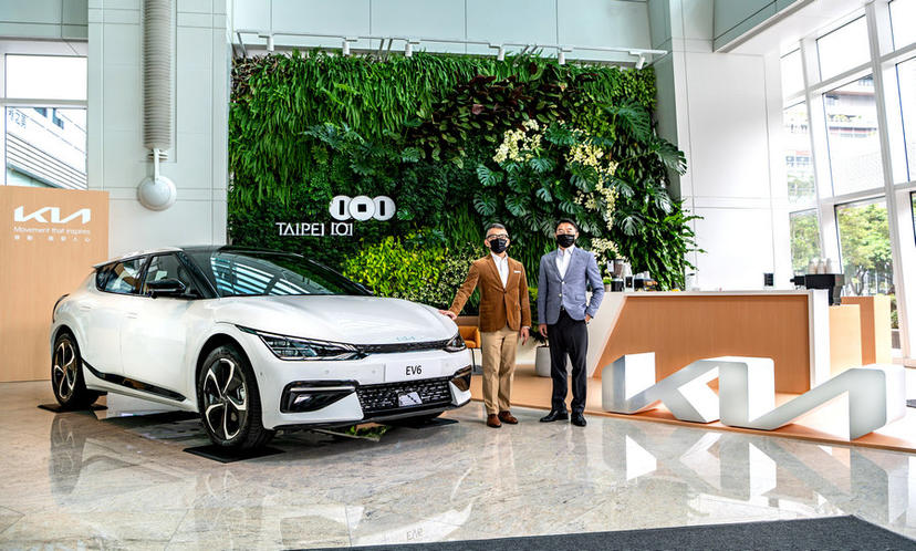 Kia EV6 純電跨界休旅上市暖身：台北 101 一樓「Kia EV6 Café」邀你來賞車！::DDCAR 電動車