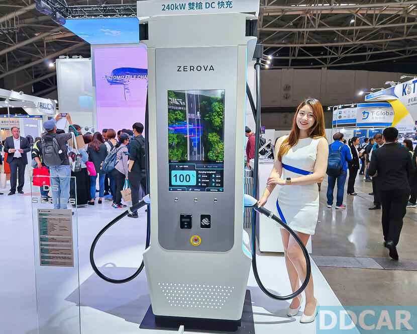 全球首款 480kW 單體式四槍 DC 快充樁：馳諾瓦科技領跑電動車超高功率充電，最快年底量產::DDCAR 電動車