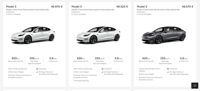 續航力更優價格還便宜近 10％，特斯拉 Model 3 LR RWD 長續航後驅車型海外低調上架::DDCAR 電動車