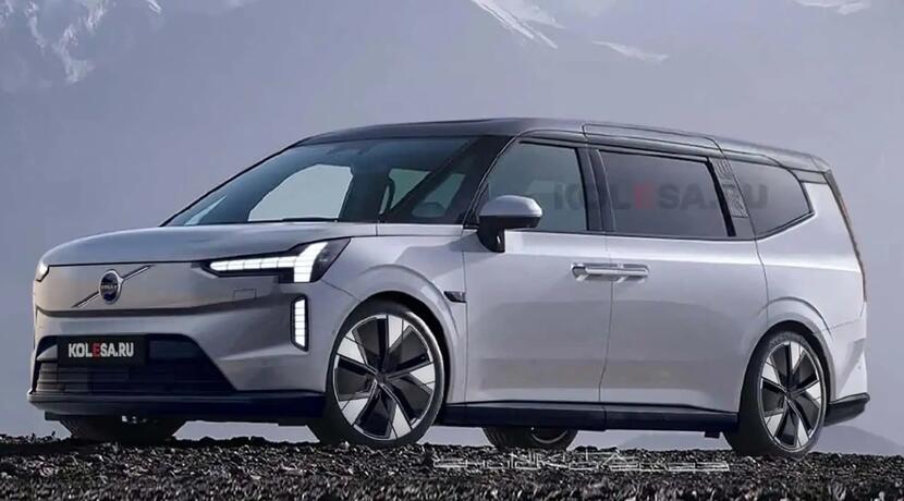 大空間豪華純電 MPV，對標 Lexus LM 的 Volvo EM90 可能長這樣？::DDCAR 電動車