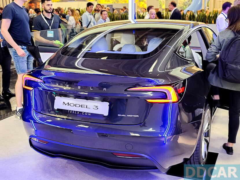 【IAA 車展】更帥氣、配備更滿的特斯拉新款 Model 3 實車先睹為快！::DDCAR 電動車