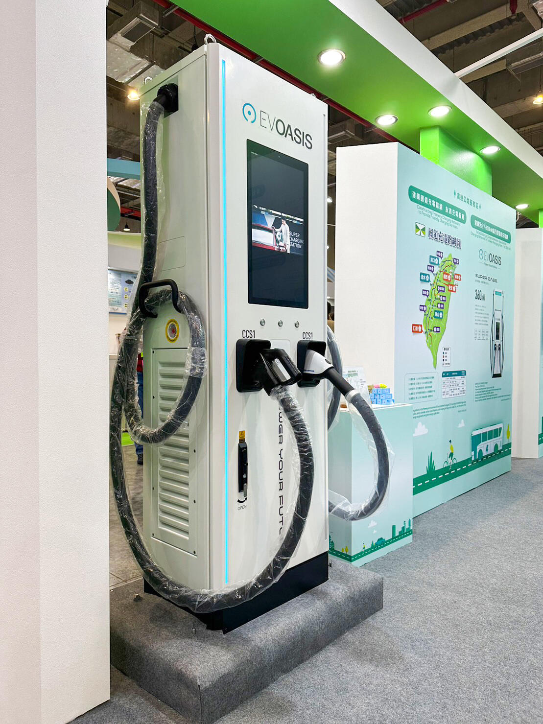 360 kW 高功率、五十格充電車位，EVOASIS 七座國道快充站七月將正式啟用::DDCAR 電動車