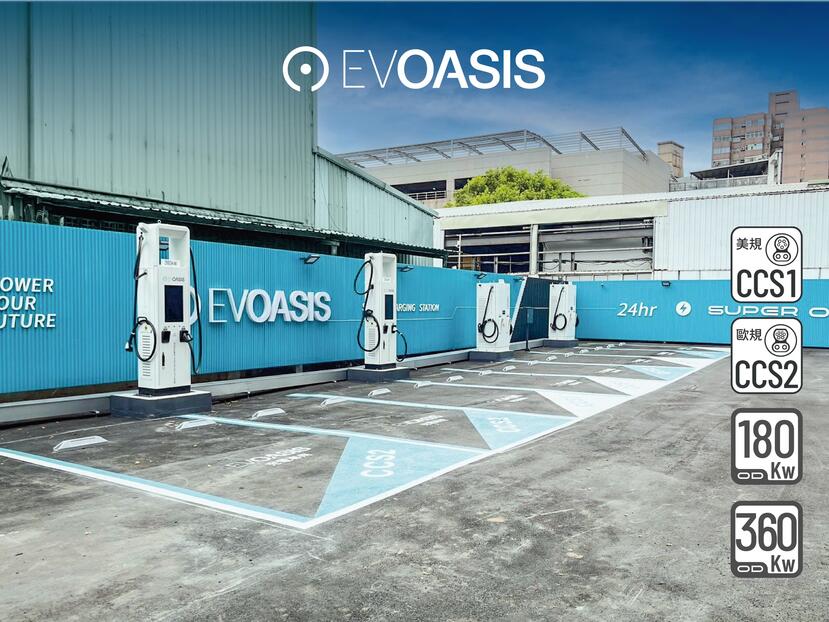每度電優惠價 6.8 元，EVOASIS 桃園大興西路超級綠洲新站上線::DDCAR 電動車