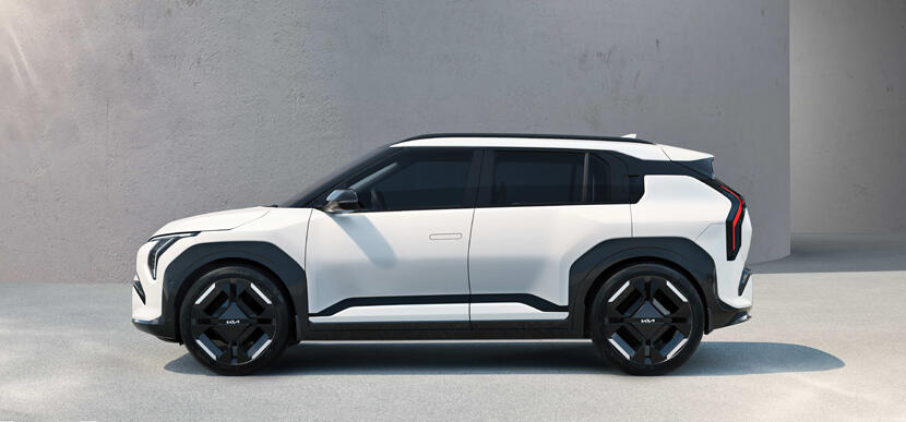 麻雀雖小五臟俱全！Kia EV3 純電小休旅有六百公里續航力，還支援 AI 助理和串流影音::DDCAR 電動車