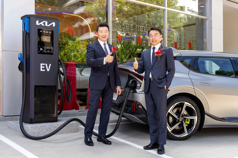 首設 240kW 功率專屬超充站，Kia 全新高雄民族 Kia 3S 展示中心盛大開幕::DDCAR 電動車