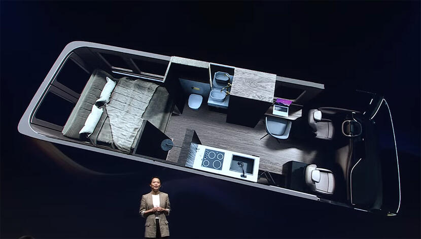 內部空間可依需求客製化，鴻海展出 Model U 中型電動巴士、北美版 Model C 同步亮相::DDCAR 電動車