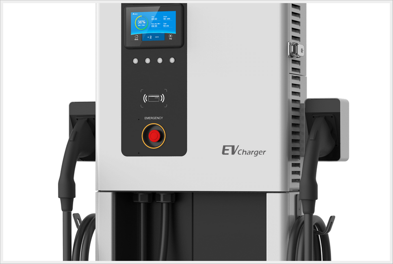 台達 DC Wallbox 50kW 雙槍直流充電樁上市：輕薄設計靈巧配置，壁掛立柱二相宜的建站新選擇::DDCAR 電動車