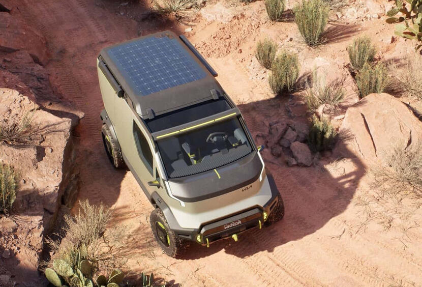 七座純電休旅增添硬派戶外風格，Kia EV9 Adventure 越野概念車亮相::DDCAR 電動車