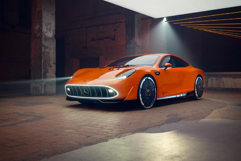 Mercedes-AMG Concept AMG GT XX 好猛！1,360 匹馬力、充電 5 分鐘可跑 400 公里::DDCAR 電動車